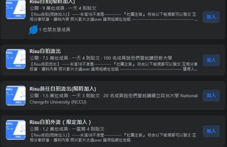 正妹議員查RISU嚇壞！竟外流大量私密片 社團成員破萬人 | 引新聞